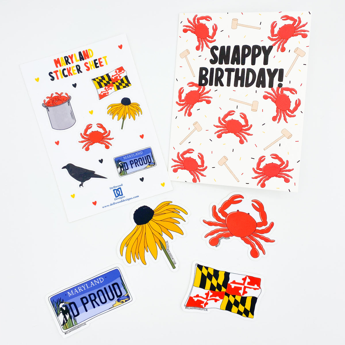 MD Pride Stickers – Dellwood Designs