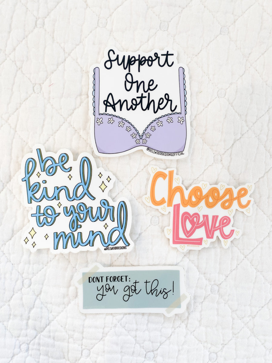 Positivity Stickers – Dellwood Designs